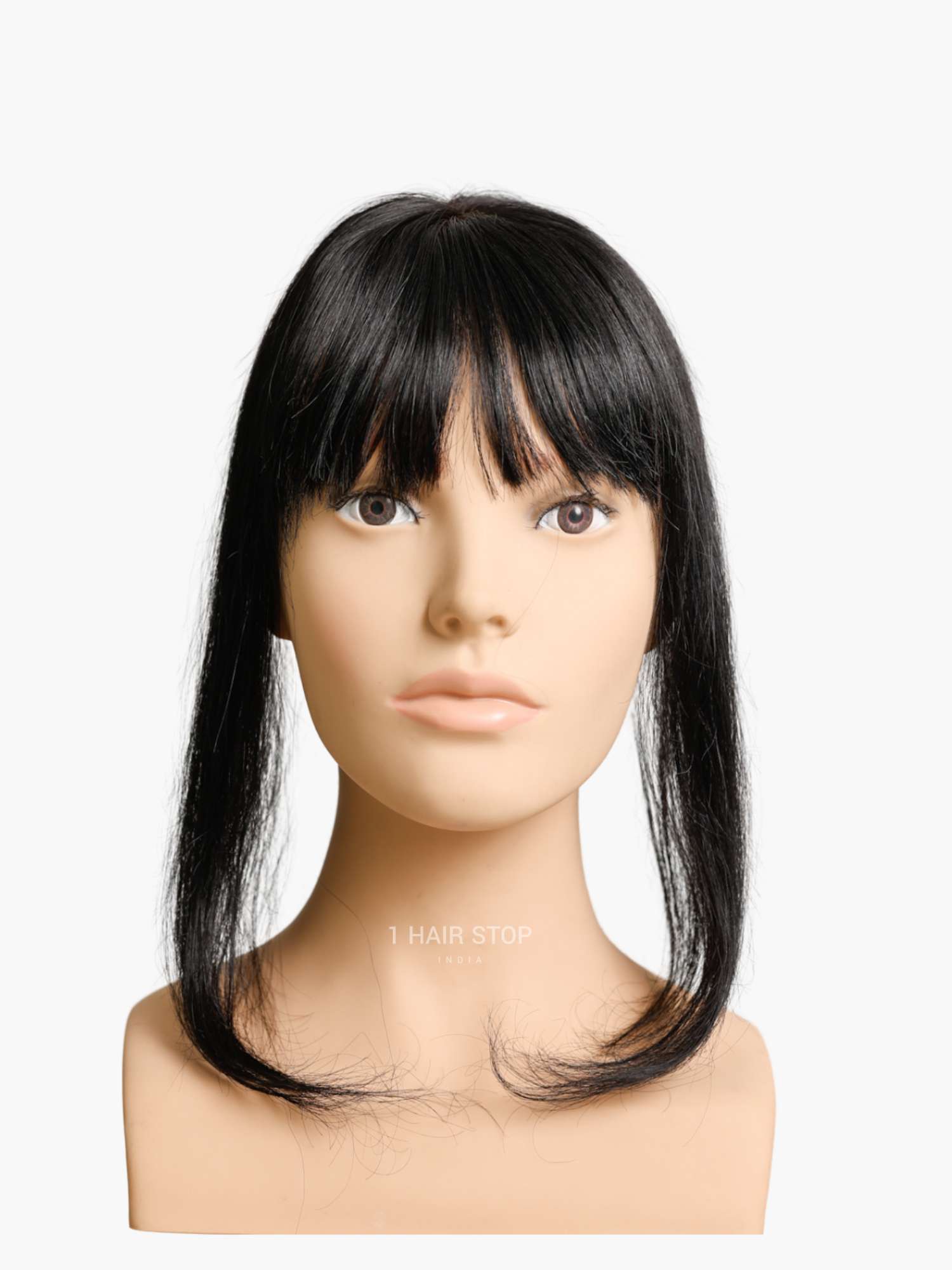Silk Topper With Bangs - Size 2.5x3'' | Most Natural Hair Toppers – 1 ...