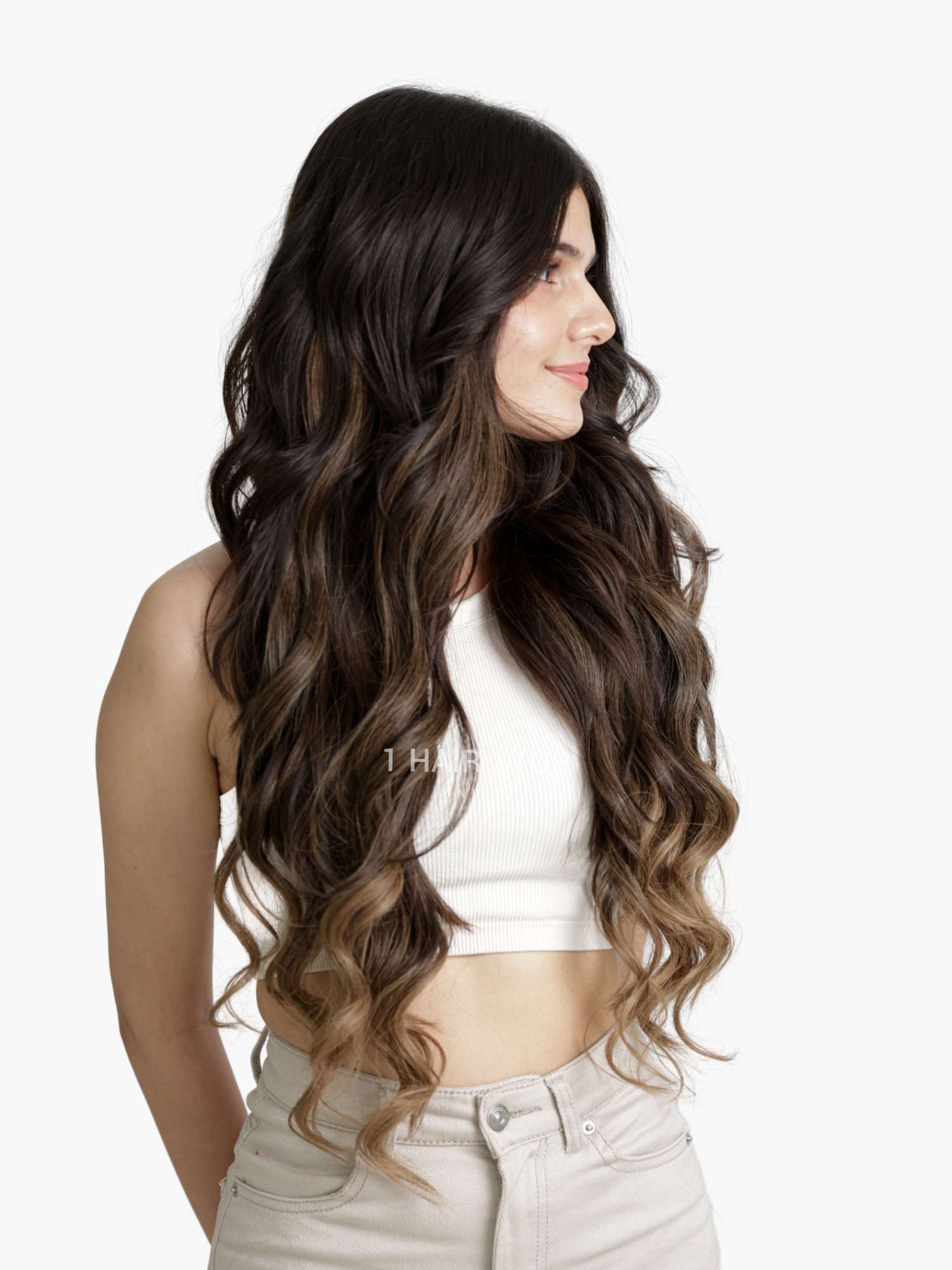 Buy Seamless 7 Set Ash Bronde Blend Hair Extensions Online