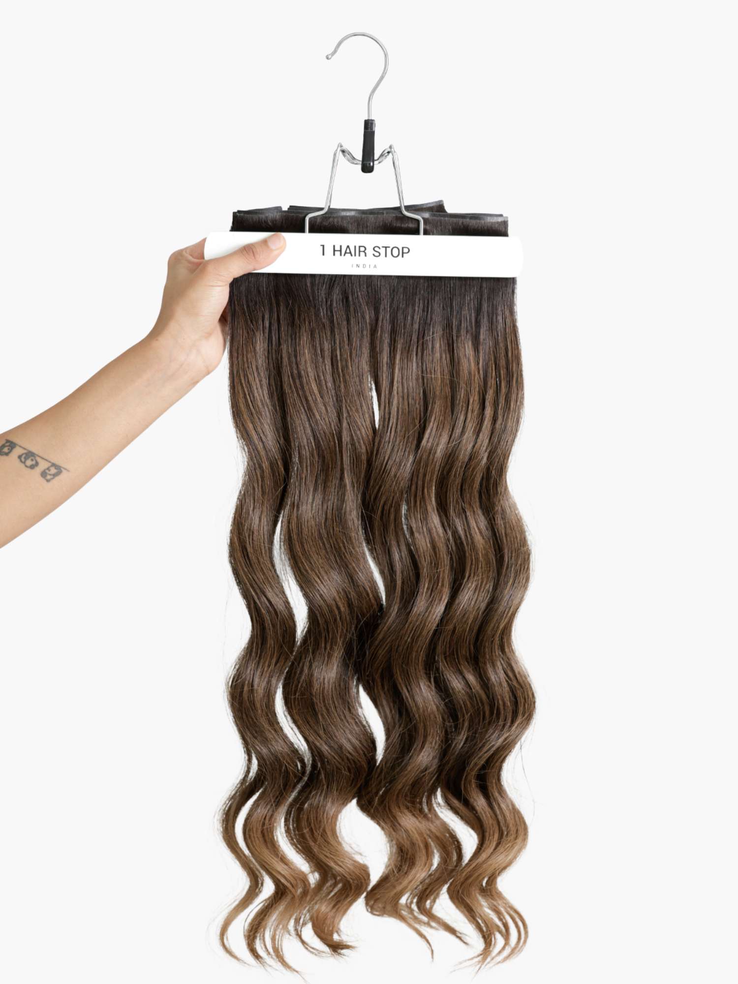 Buy Seamless 7 Set Ash Bronde Blend Hair Extensions Online