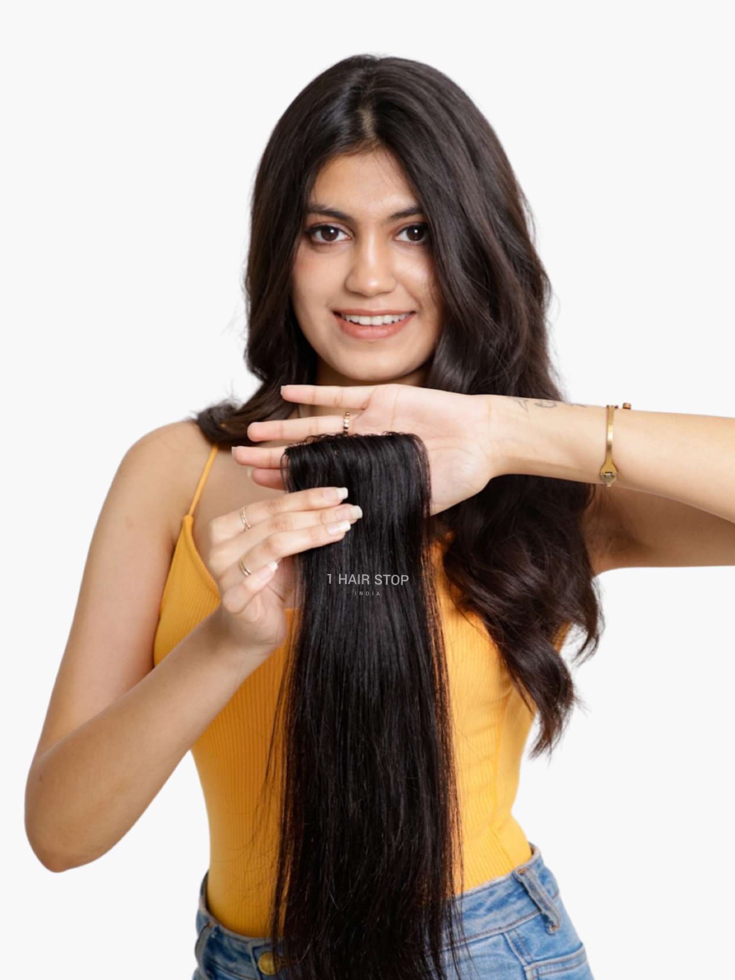 Buy 3" Invisible Push Up Hair Patch Online For Fuller Look