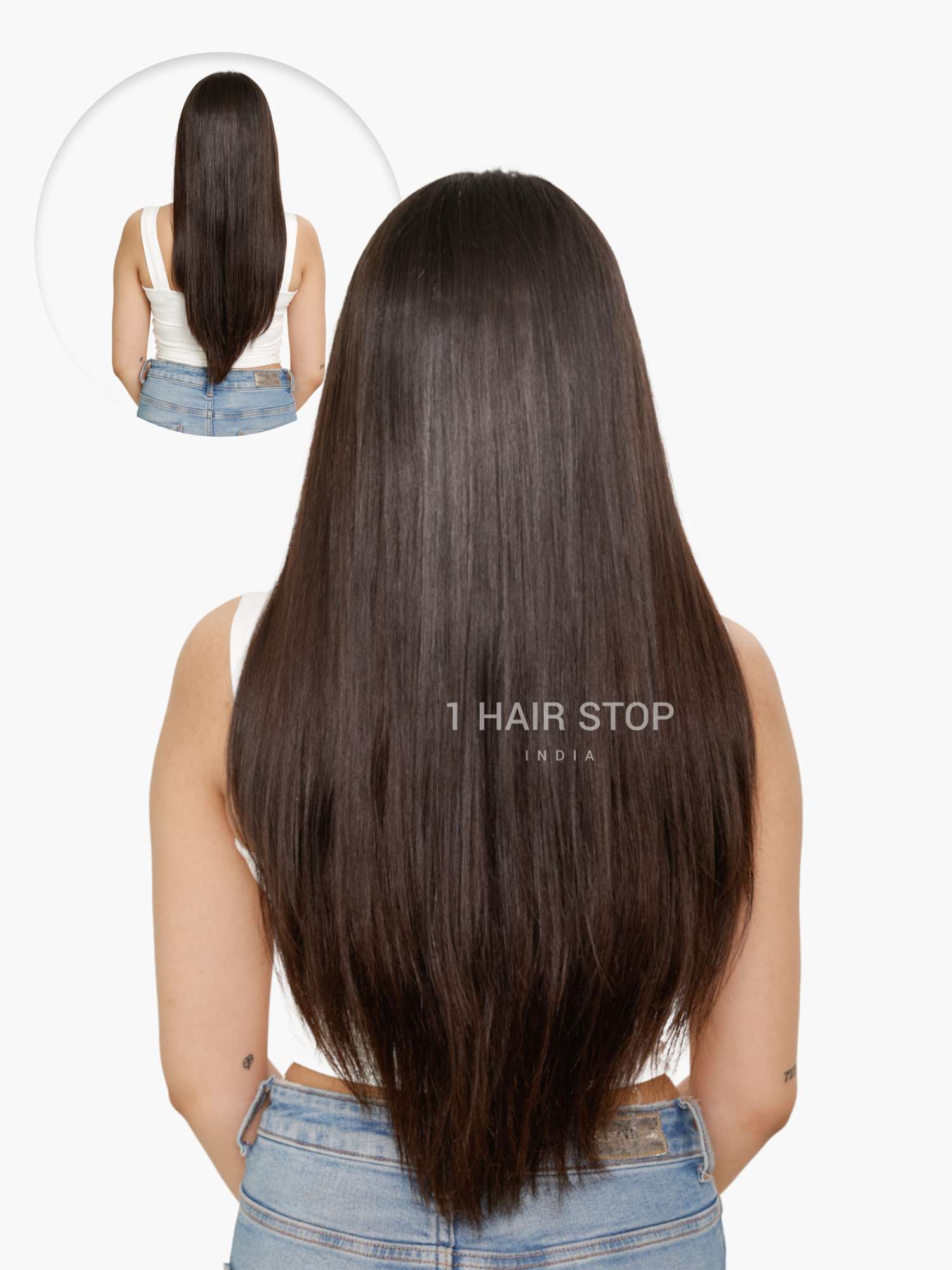 Buy Seamless 7 Set Straight Clip In Hair Extensions Online